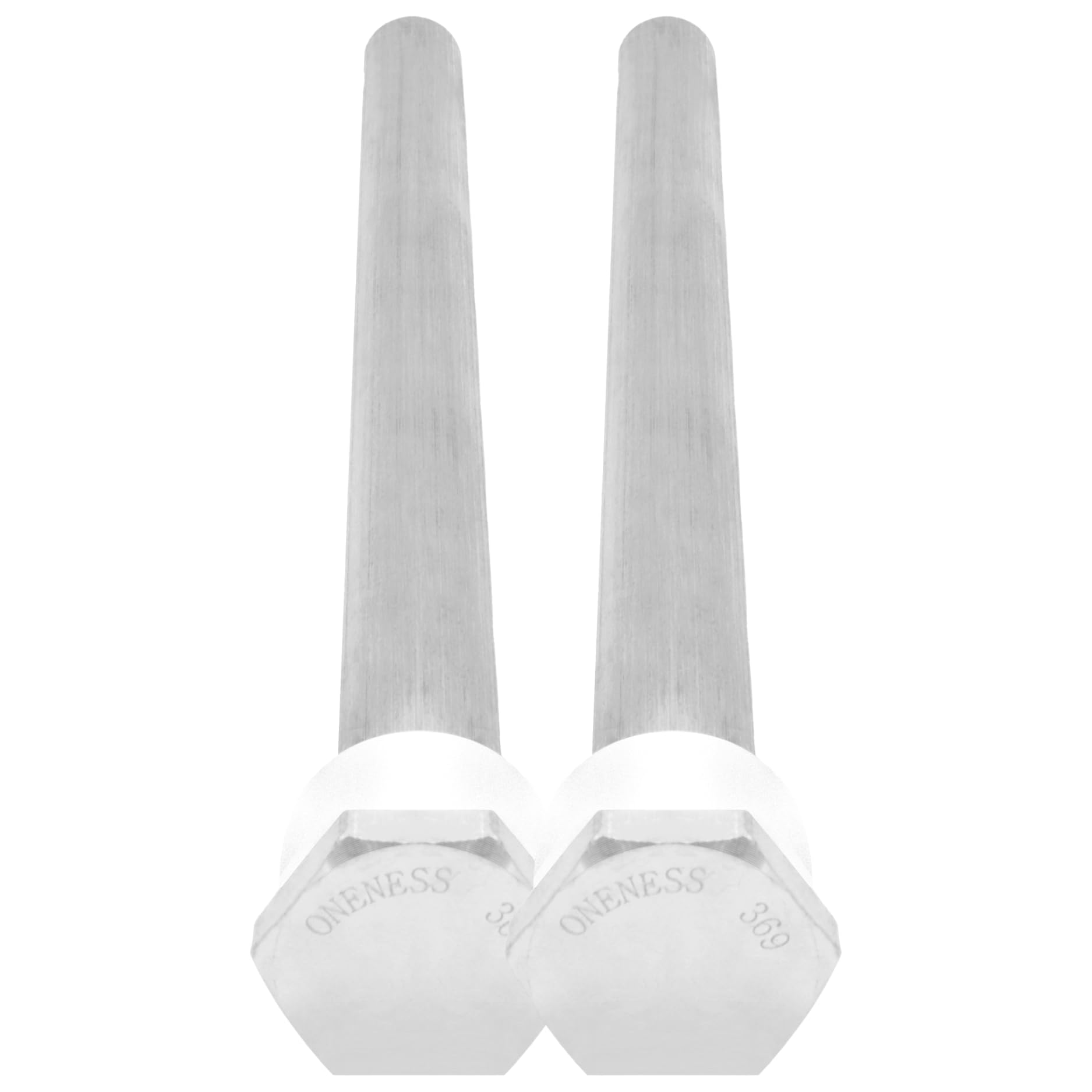 ONENESS 369 RV Water Heater Anode Rod - 2-Pack, 2 Years Warranty - 9.25" x 3/4" NPT - Premium Magnesium Anode Rod for hot Water Heater rv, Protection Suburban Anode Rod for rv Water Heater