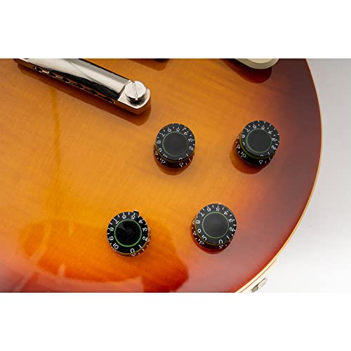Musiclily Pro Imperial Inch Size Guitar Speed Knobs LP Volume Tone Control Knobs for USA Made Les Paul Style Electric Guitar, Chrome (Set of 4)