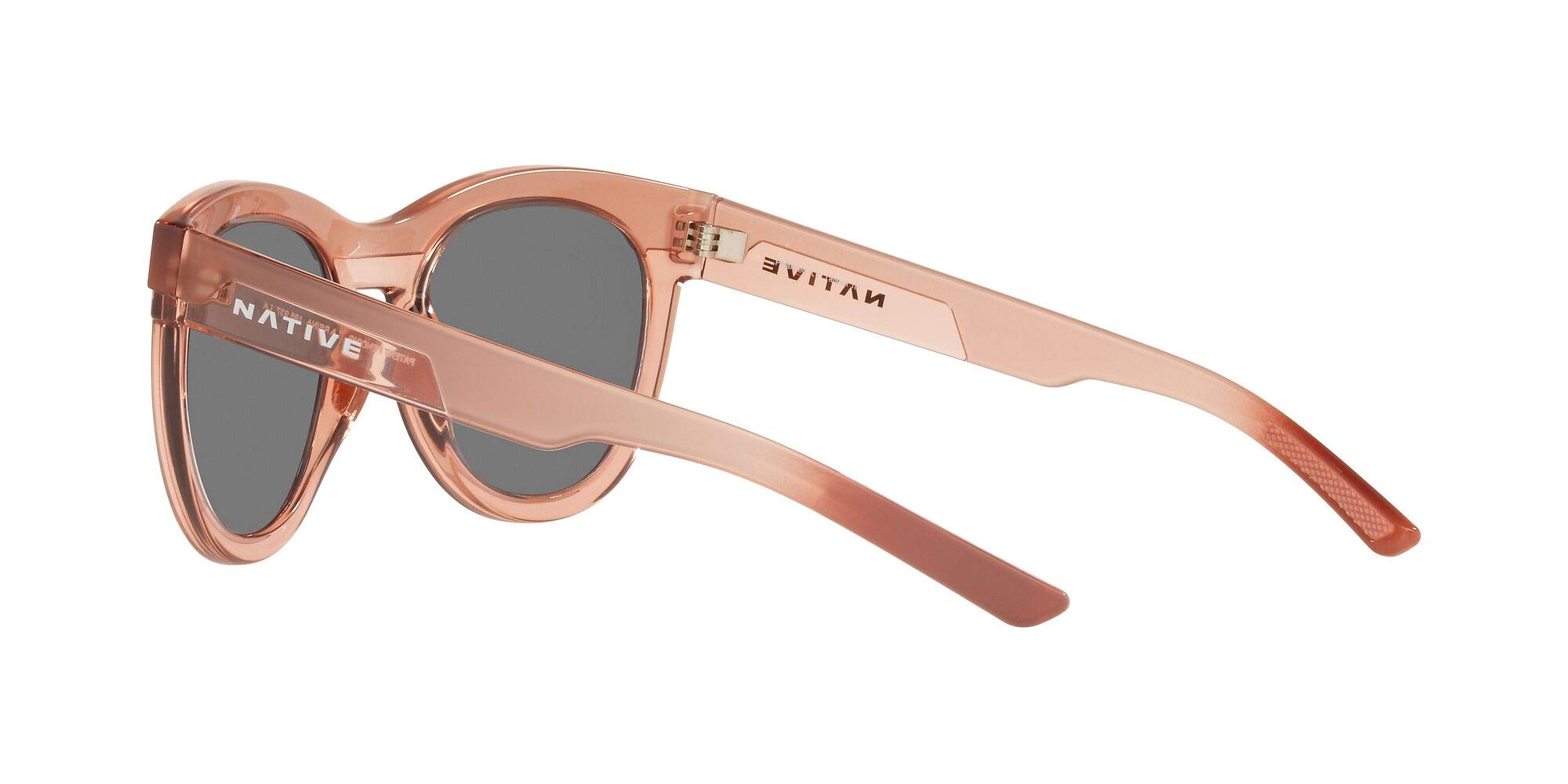Native Eyewear Women's La Reina Polarized Round Sunglasses, Rose/Silver Reflex, 47 mm