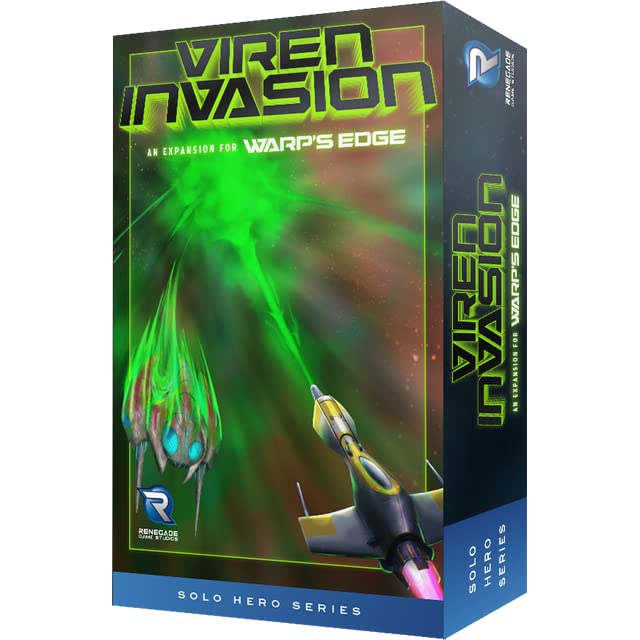 Renegade Game Studios Warp's Edge Viren Invasion Expansion Bag-Building Strategy Game, Ages 10+, 1 Player Solo Game, 30-45 Min