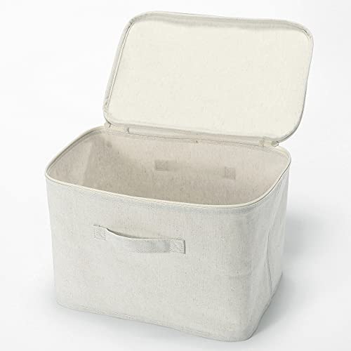 MUJI B6A7021 Linen Storage Bag, ys/m, Beige