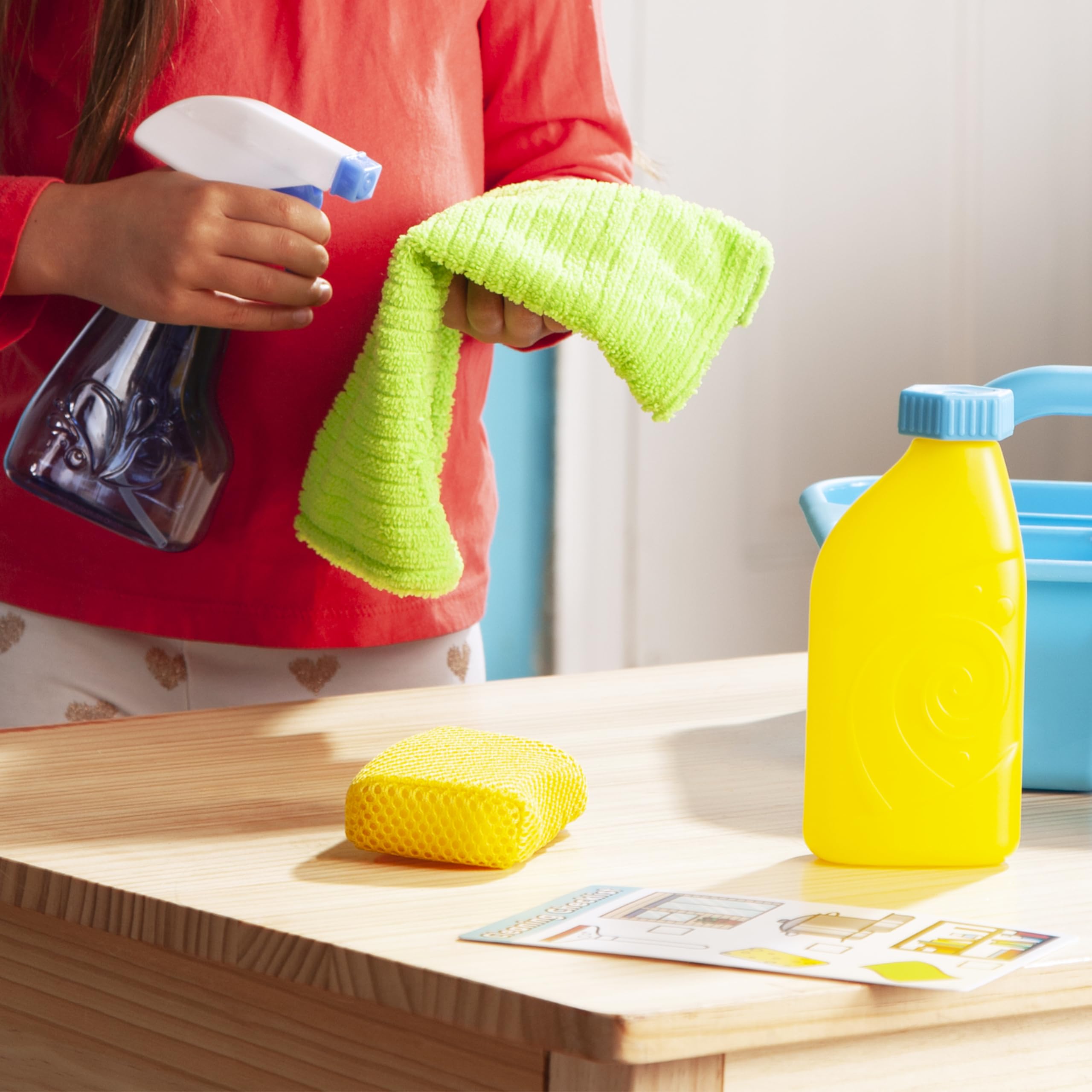 Melissa & Doug Spray, Squirt & Squeegee Play Set - Pretend Play Cleaning Set