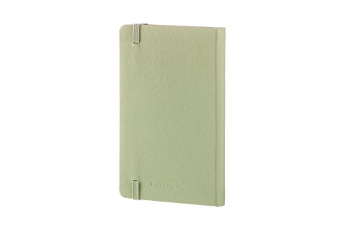 Moleskine Classic Notebook, Hard Cover, Pocket (3.5" x 5.5") Plain/Blank, Willow Green, 192 Pages