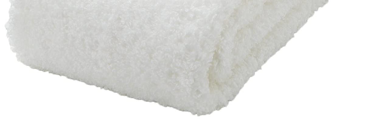 Muji Organic Cotton Face Towel - Thick (Off White)