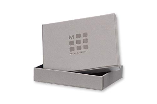 Moleskine Lineage Leather Card Wallet, Taupe Brown
