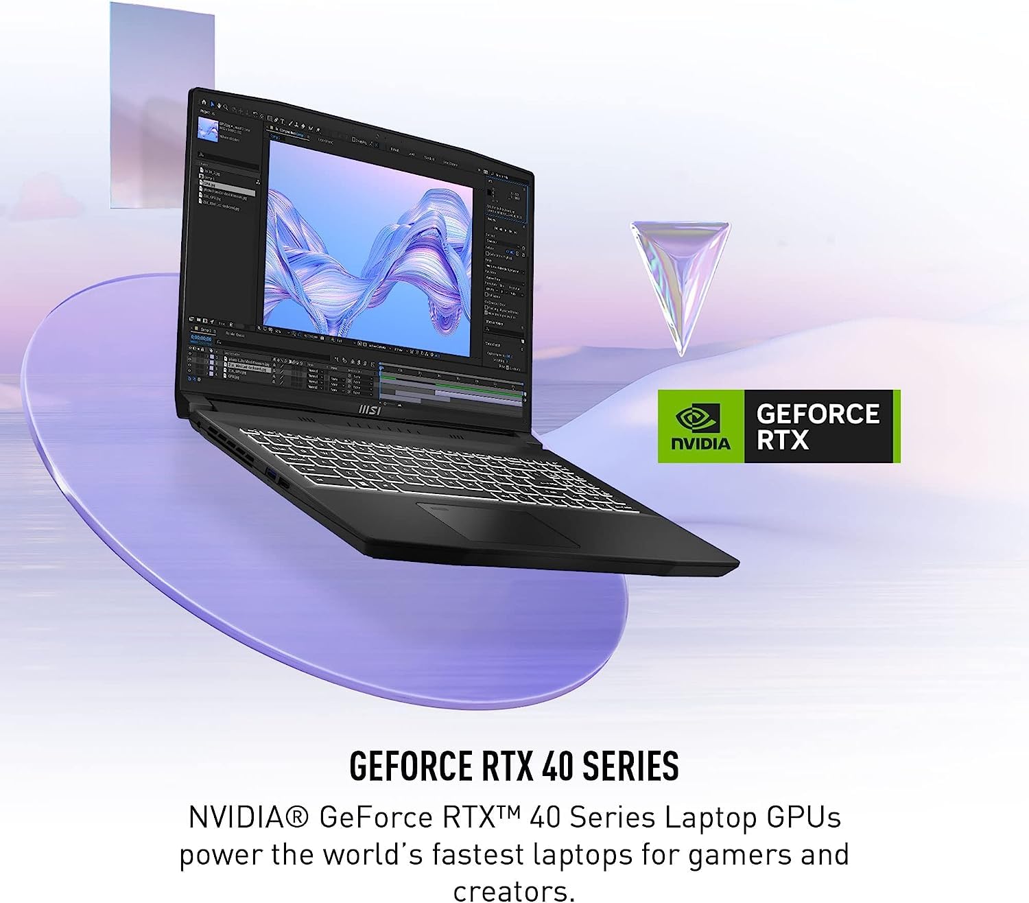 MSI Creator M16 2023 Laptop, 16" QHD+ Content Creation PC, 13th Gen Intel Core i7, GeForce RTX 4060, 32GB DDR5, 2TB SSD, 180-Degree Lay-Flat, WiFi 6, High Performance Business Computer, Win 11 Home