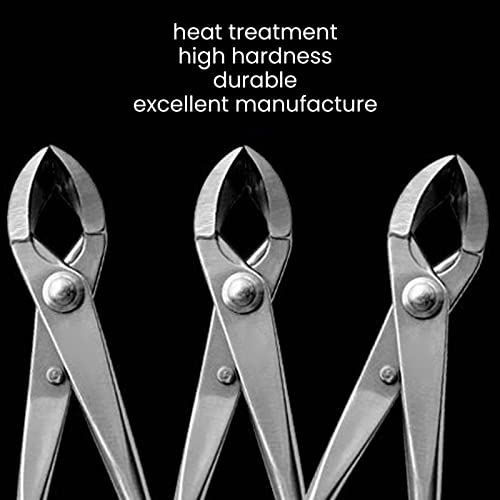 Socobeta Concave Root Cutter, Abrasion Resistant Bonsai Cutters Stainless Steel High Hardness Professional 21cm/8.27in Effective Rustproof for Gardening Tool