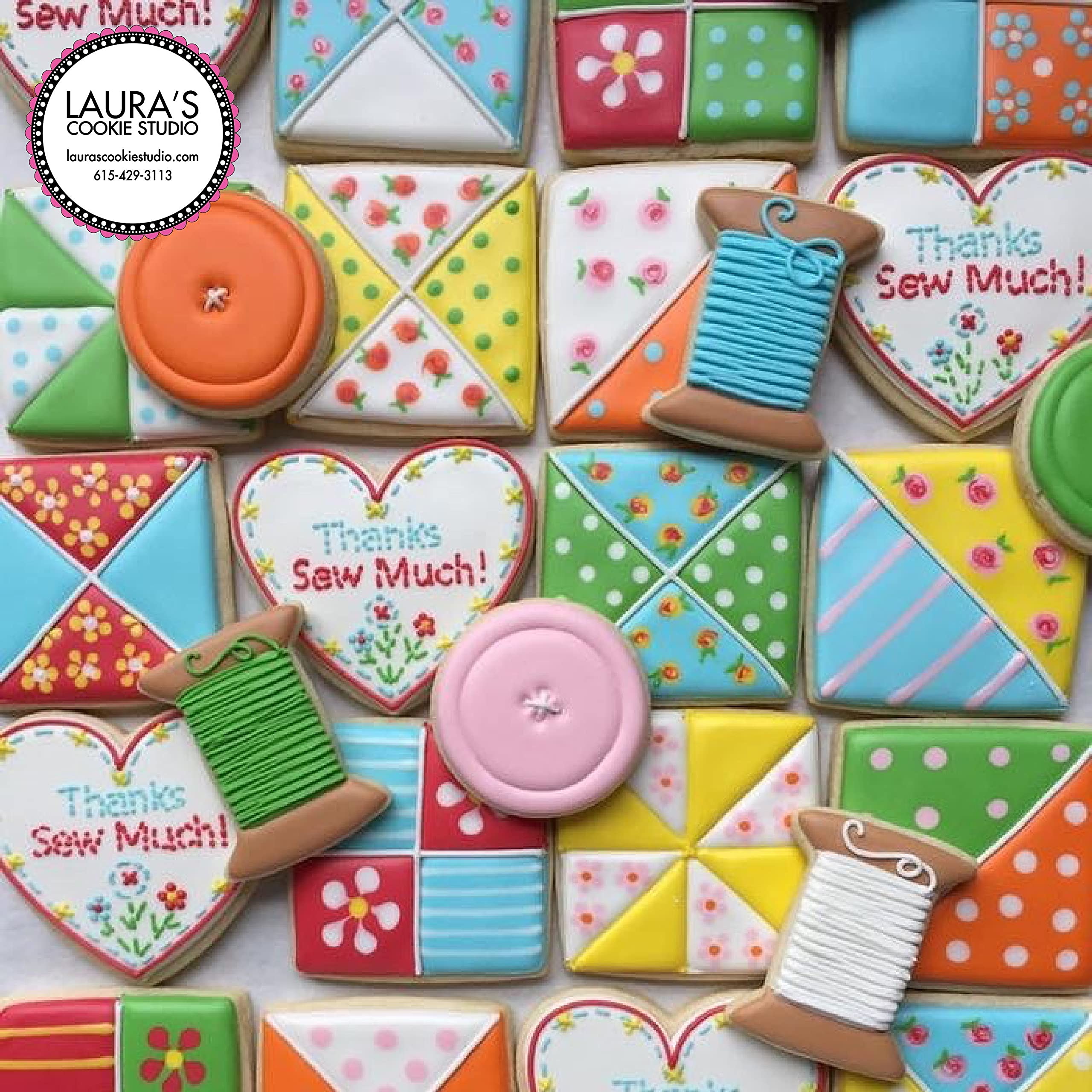 Spool of Thread 3 Inch Cookie Cutter from The Cookie Cutter Shop – Tin Plated Steel Cookie Cutter