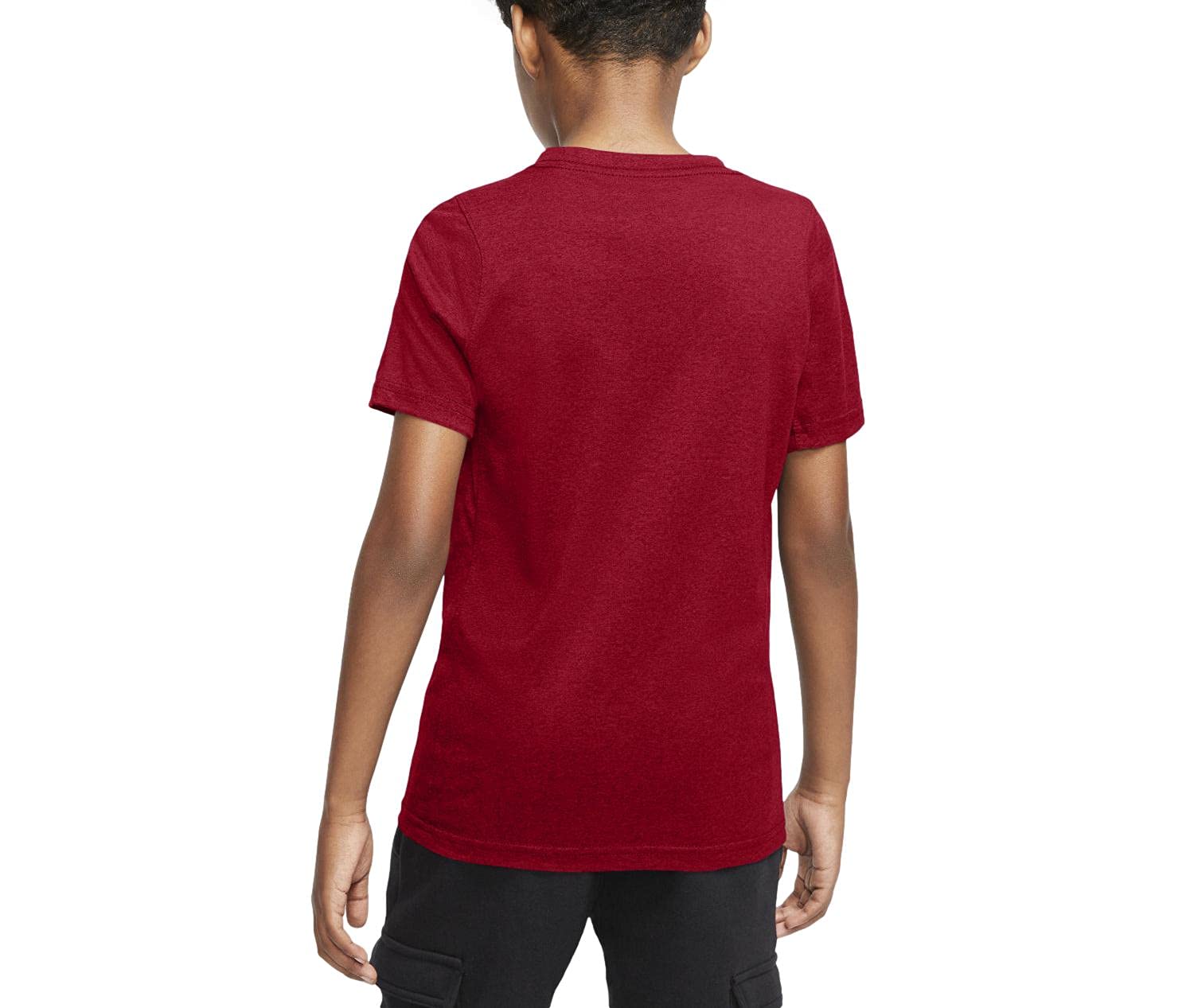 Nike Boy's Sportswear Graphic T Shirt (Gym Red/University Red, LG (14-16 Big Kids))