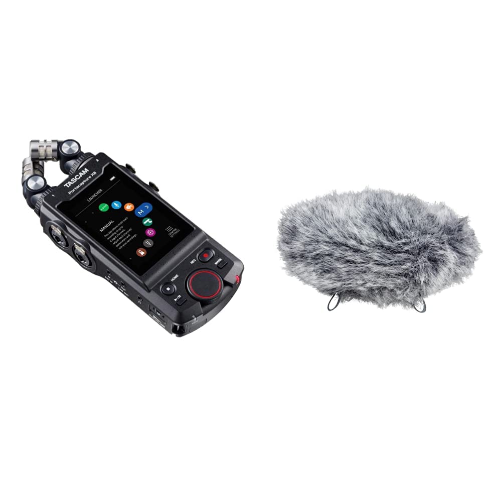 Tascam Portacapture X8 Multi-Track Recorder Bundle with Windscreen
