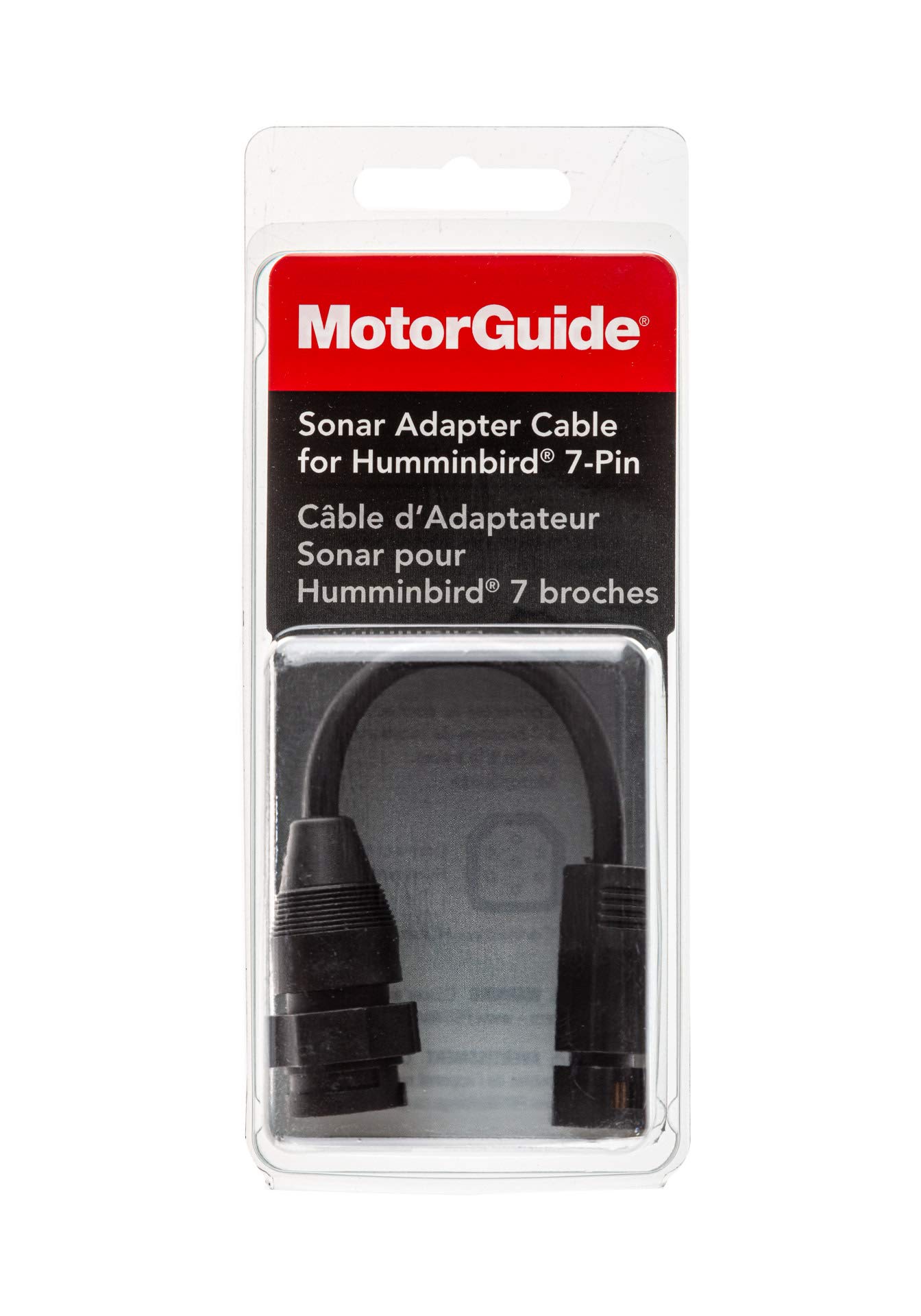 Motorguide Tour Series Sonar Ready Vexilar 3-Pin Sonar Adapter, Blue and Gray Finish