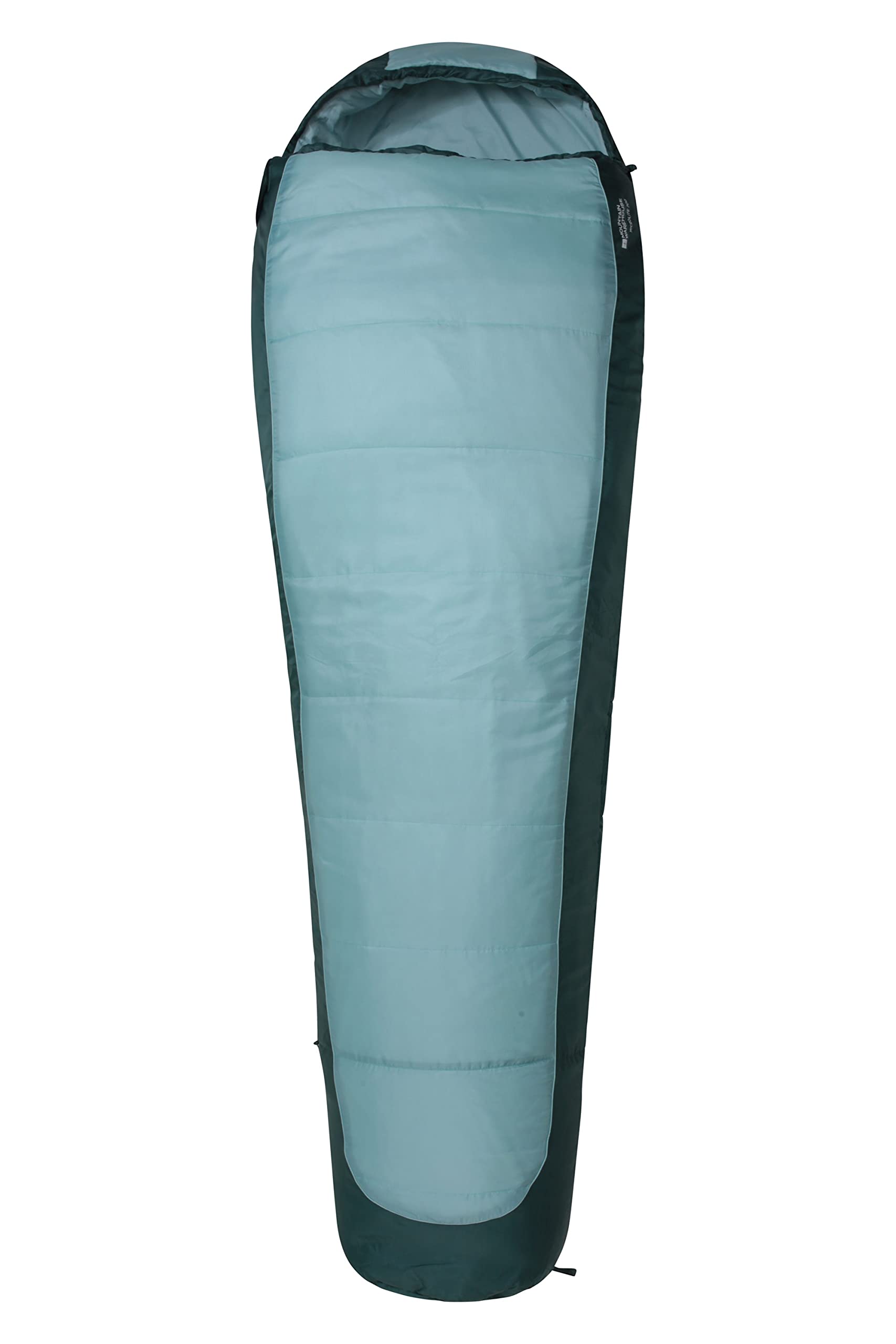 Mountain Warehouse Microlite Double Layer Sleeping Bag - Two-Way Zip Dark Teal Left Handed Zip - Regular Length