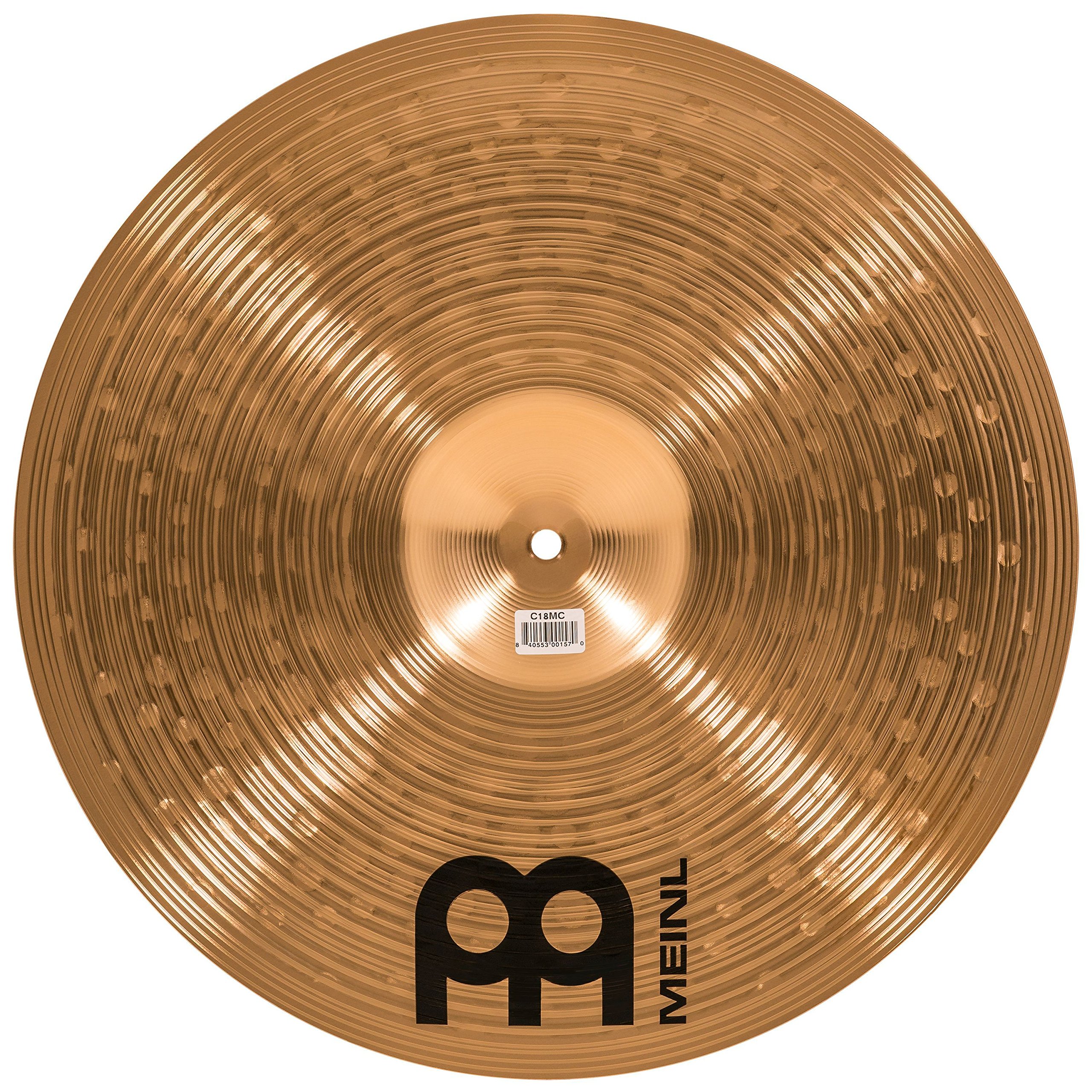 Meinl 18" Medium Crash Cymbal - Classics Traditional - Made in Germany, 2-YEAR WARRANTY (C18MC)
