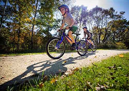 Mongoose Cipher Kids Mountain Bike Blue, 24-Inch Wheels