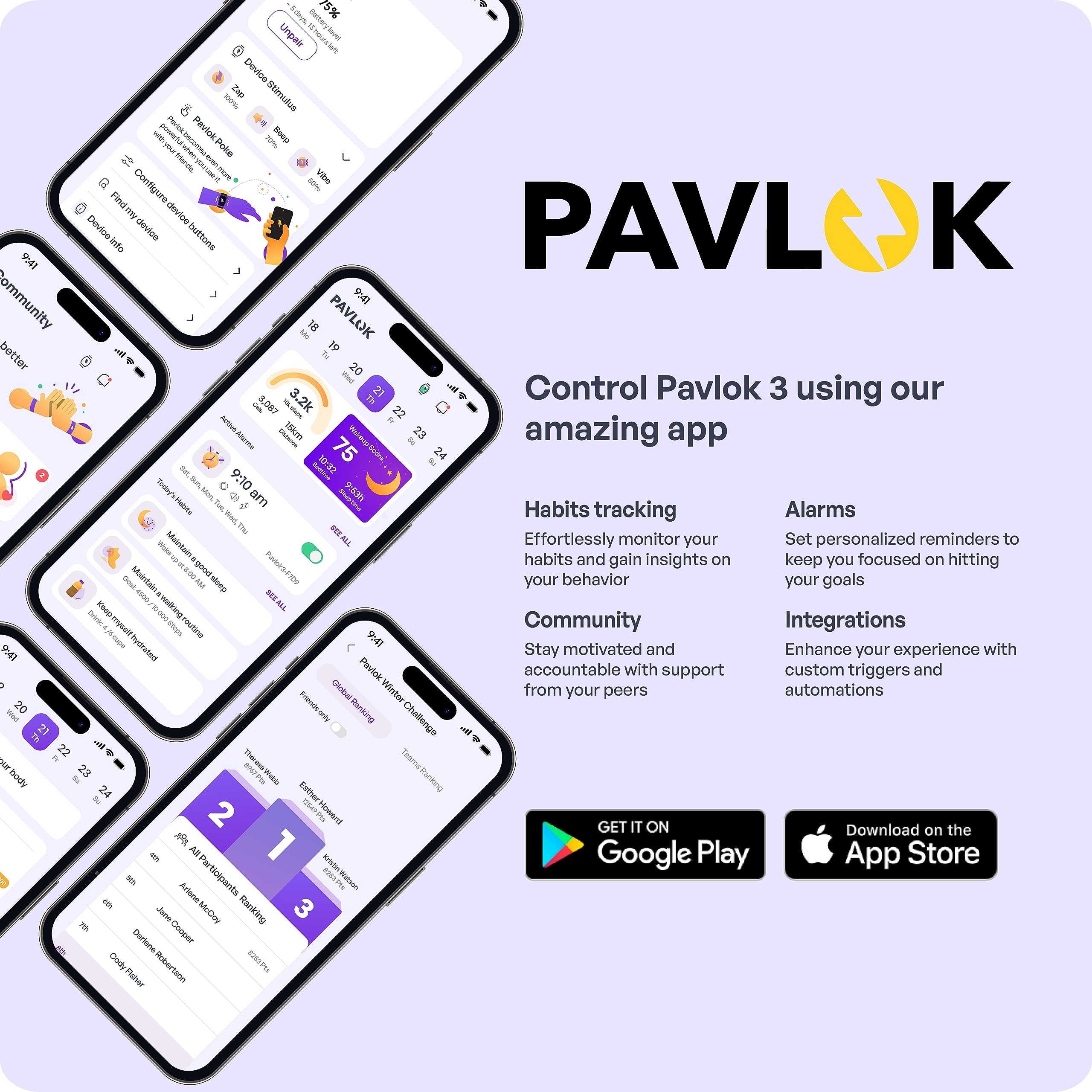 Pavlok 3 β A Personal Life Coach On Your Wrist β Practice Mindfulness and Build Good Habits β Track Your Steps, Activity, and Sleep Patterns! (SPORTS EDITION)