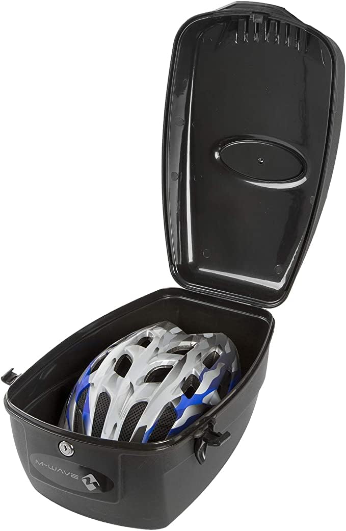 M-Wave Amsterdam Hard Box, 16.54 x 10.24 x 8.27 inches, Black