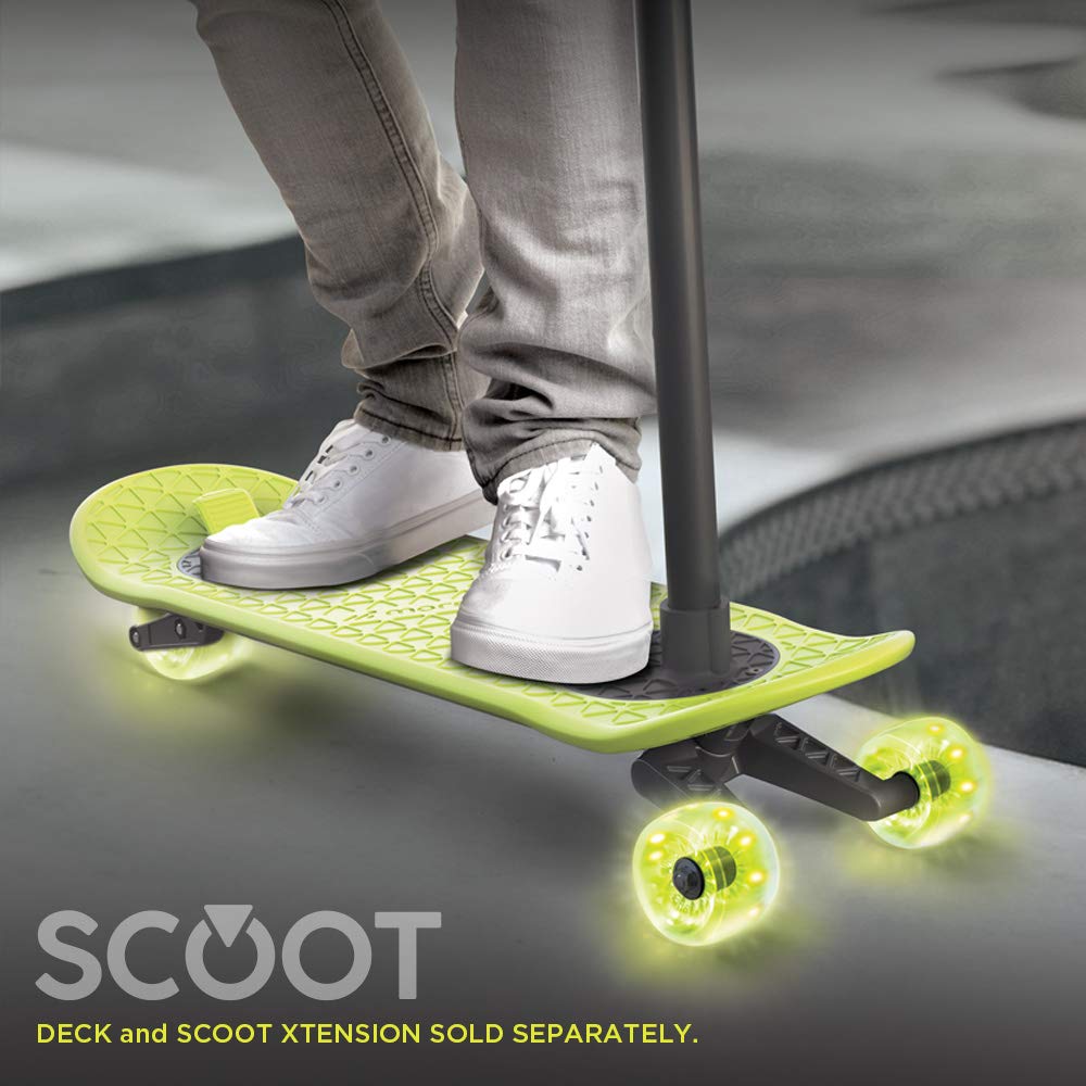 MORFBOARD Light-Up Scooter Wheels, LED Motion Powered Light Up Scoot Wheels for Day or Night Riding