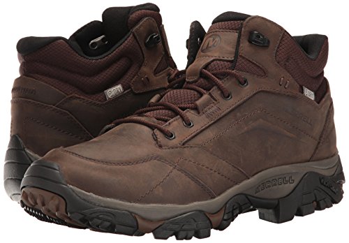 Merrell mens Moab Adventure Mid Wp Hiking Boot, Brown Dark Earth, 10.5 US