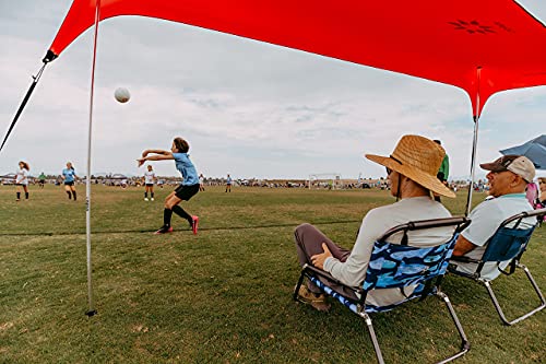 Neso Sidelines Grande : Versatile Sports Sun Shelter, Patented Corners & Poles, 100% Recycled Stakes