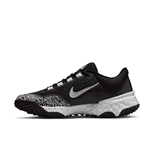 Nike Women's Alpha Huarache Elite 4 Fastpitch Turf Shoes Black | White Size 10.5 Medium