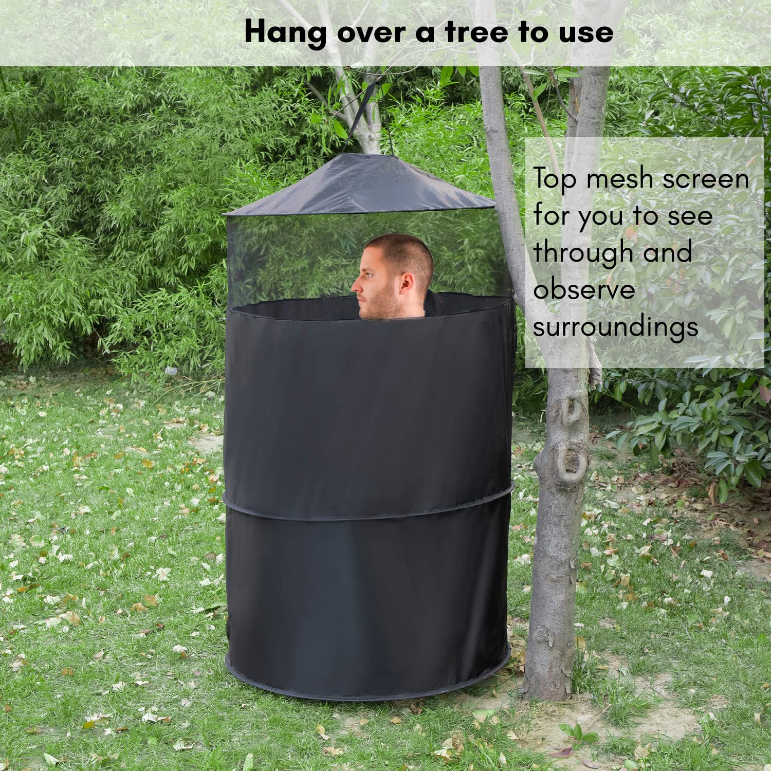 Tents for Camping, Baraiser Pop Up Tent with Portable Toilet, Portable Potty for Camping and Outdoor