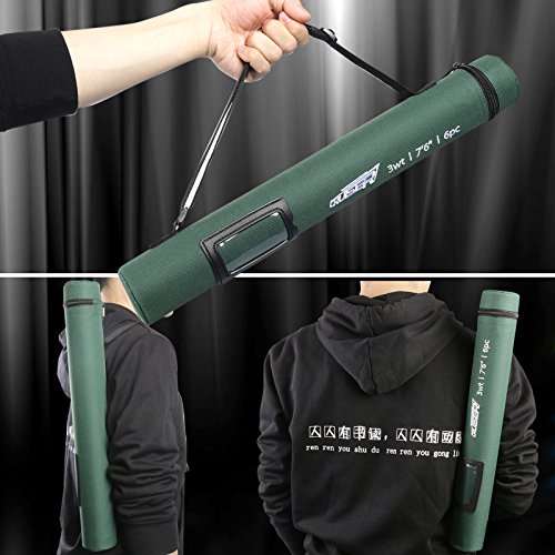 Maxcatch Cruiser Travel Fly Fishing Rod; 2/3/4wt 6 Piece, IM10 Carbon Blank, AA Grade Reel Seat (8'0'' 4 Weight 6sec)