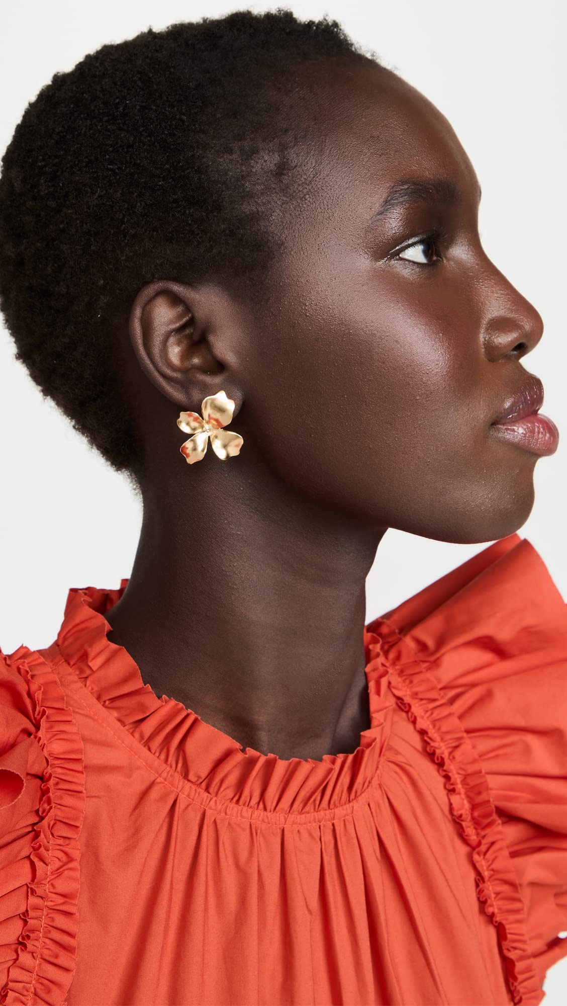 SHASHI Women's Gold Fiorina Earrings, Gold, One Size