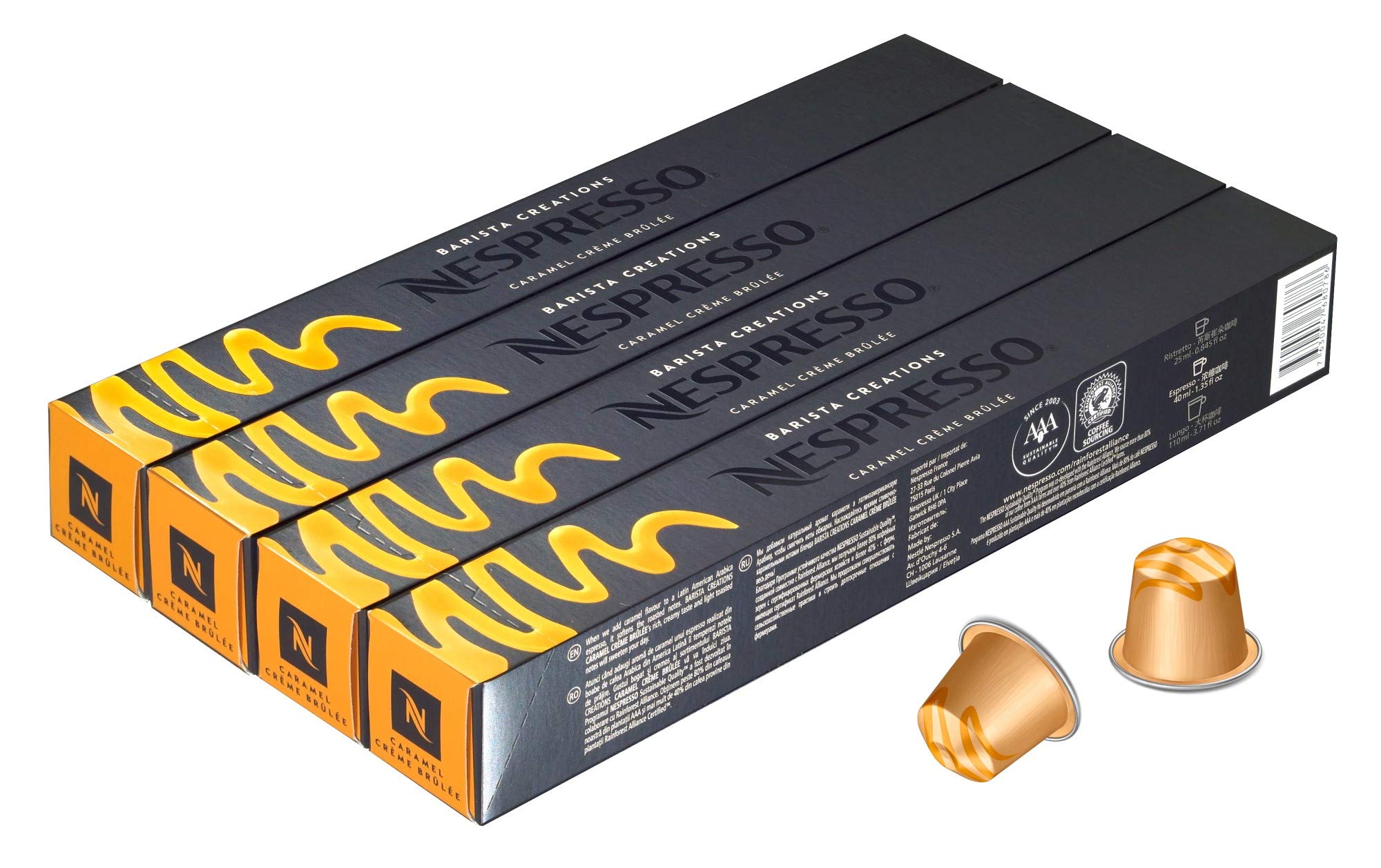 Nespresso OriginalLine (European Version) Barista Creations: Caramel Creme Brulee, 40 Capsules