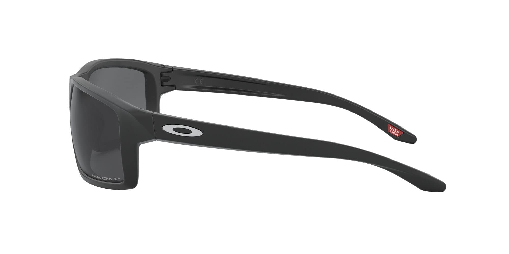 Oakley Men's OO9449 Gibston Square Sunglasses, Matte Black/Prizm Black Polarized, 60 mm