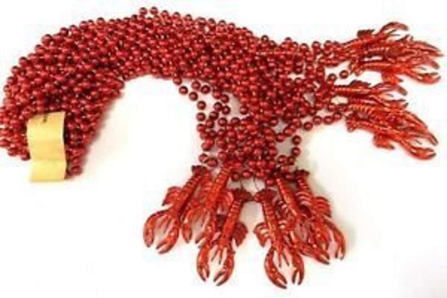Mardi Gras Beads With Crawfish Medallion - 33" [24 Pieces] - Product Description - Beaded Necklace With A Crawfish Medallion. This Red Color Necklace Is A Great Addition To Mardi Gras Celebrations. Size: 33" 3 Per Card All Sales Final, No Return ...