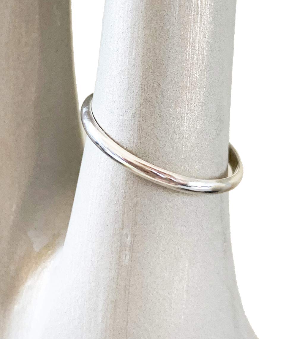 TOE RINGS & THINGS | 1mm .925 Sterling Silver Adjustable Toe Ring | Unisex | Simple Silver Band