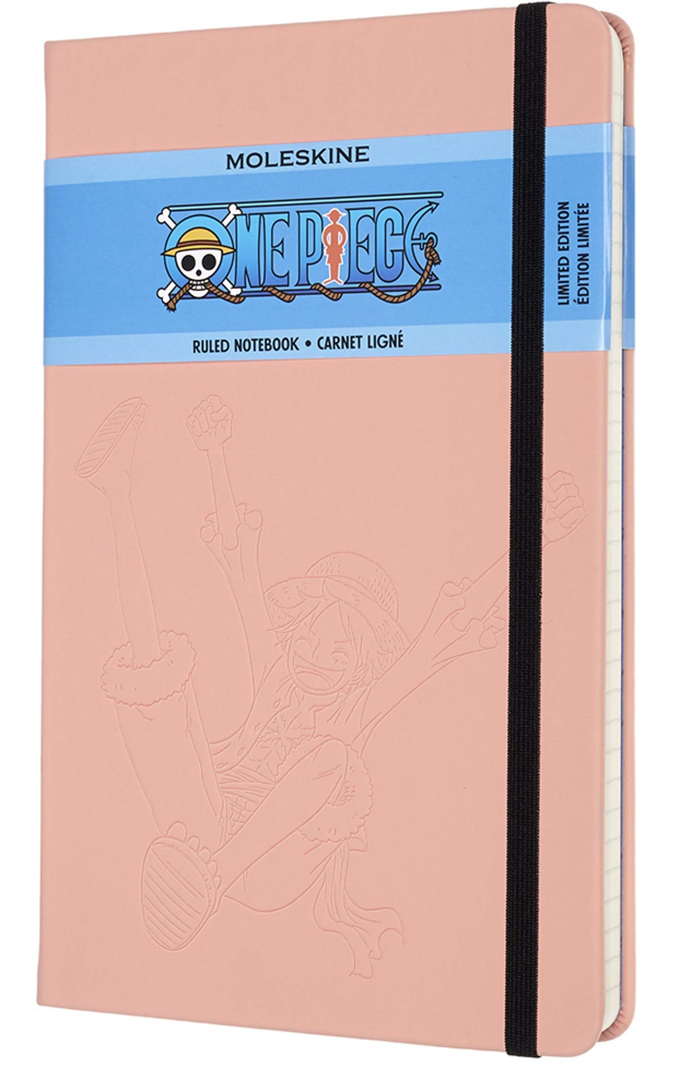 Moleskine Limited Edition One Piece Notebook, Hard Cover, Large (5" x 8.25") Ruled/Lined, Rubber, 240 Pages