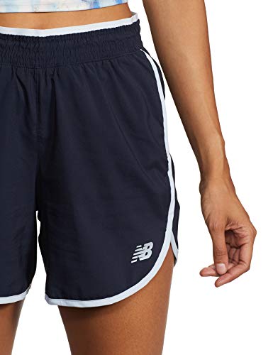 New Balance Women's Accelerate 5 Inch Short, Eclipse , Large
