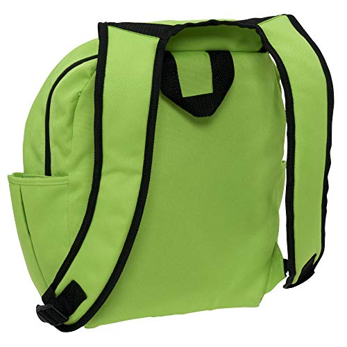 Monster Jam Grave Digger Personalized Backpack with Custom Name Printed on Green Book Bag | Zippered Compartments and Side Water Bottle Pockets | Youth Size School Bag