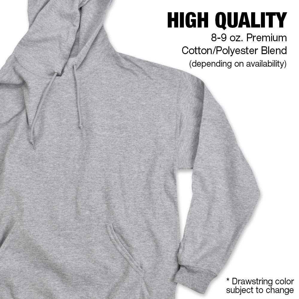LOGOVISION The Ohio State University Official Stacked Unisex Adult Pull-Over Heather Hoodie,Black Heather, 3X-Large