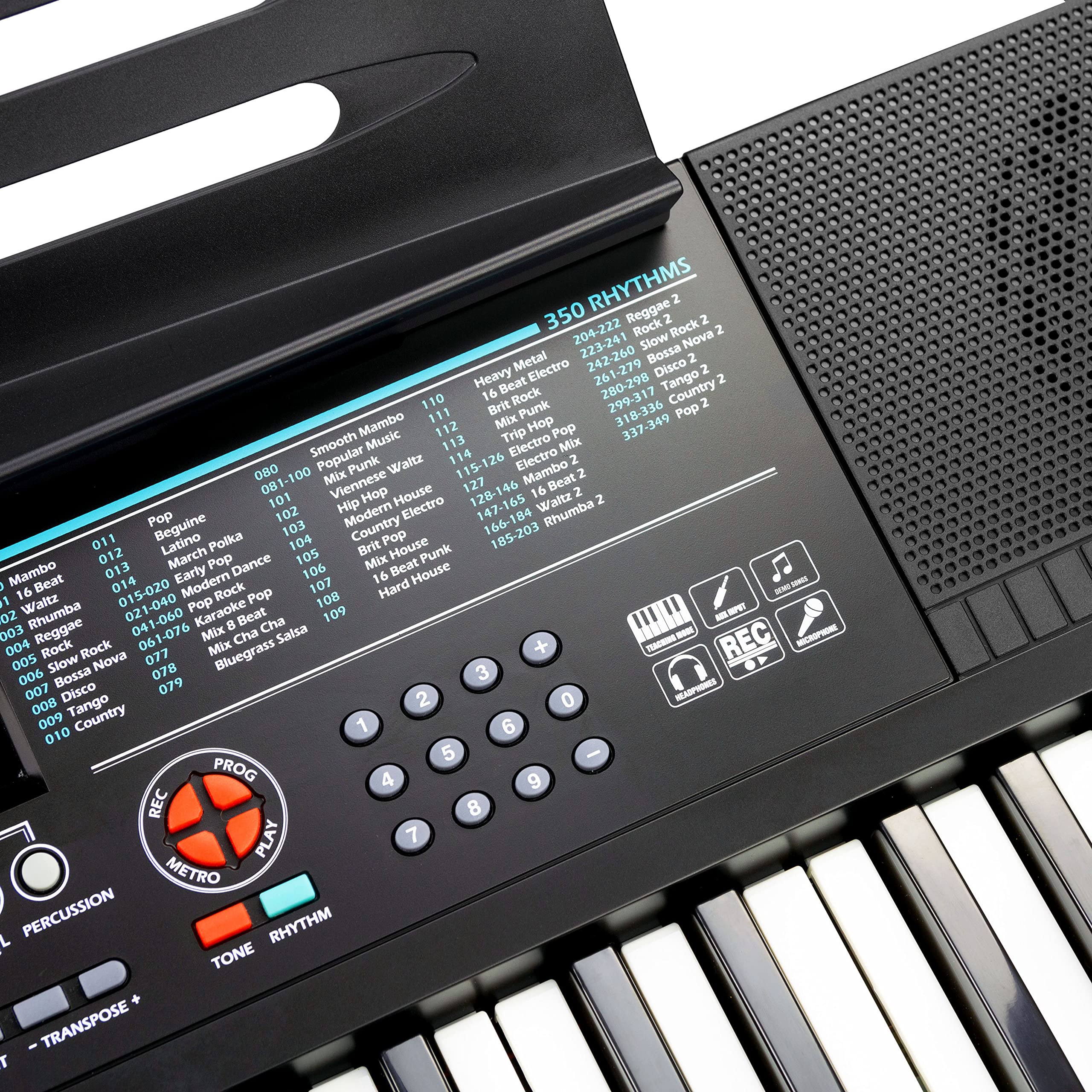 RockJam, 61-Key Portable Keyboard, Full (RJ640-XS)