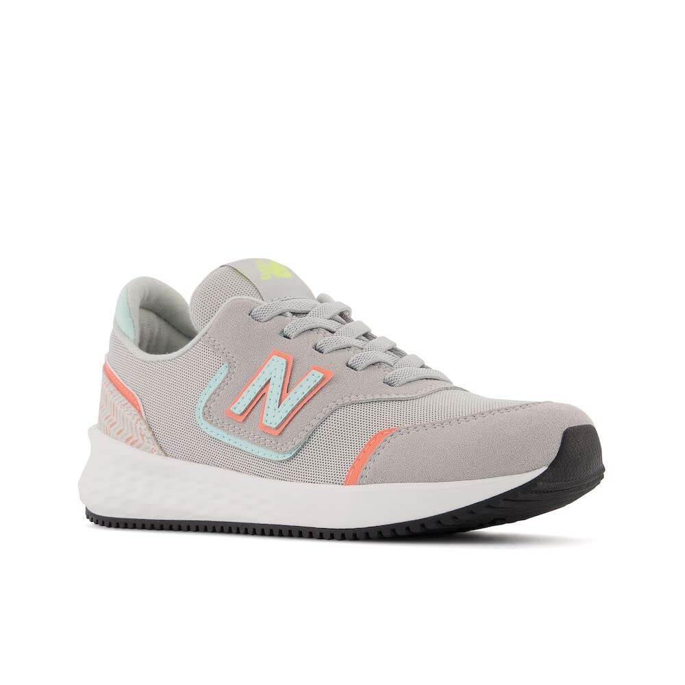 New Balance Kid's Fresh Foam X70 V1 Hook and Loop Sneaker, Black/Team Carolina, 3 Wide Infant