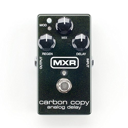 MXR M169 Carbon Copy Analog Delay Pedal Bundle with 4 MXR 6-inch Right Angle Patch Cables