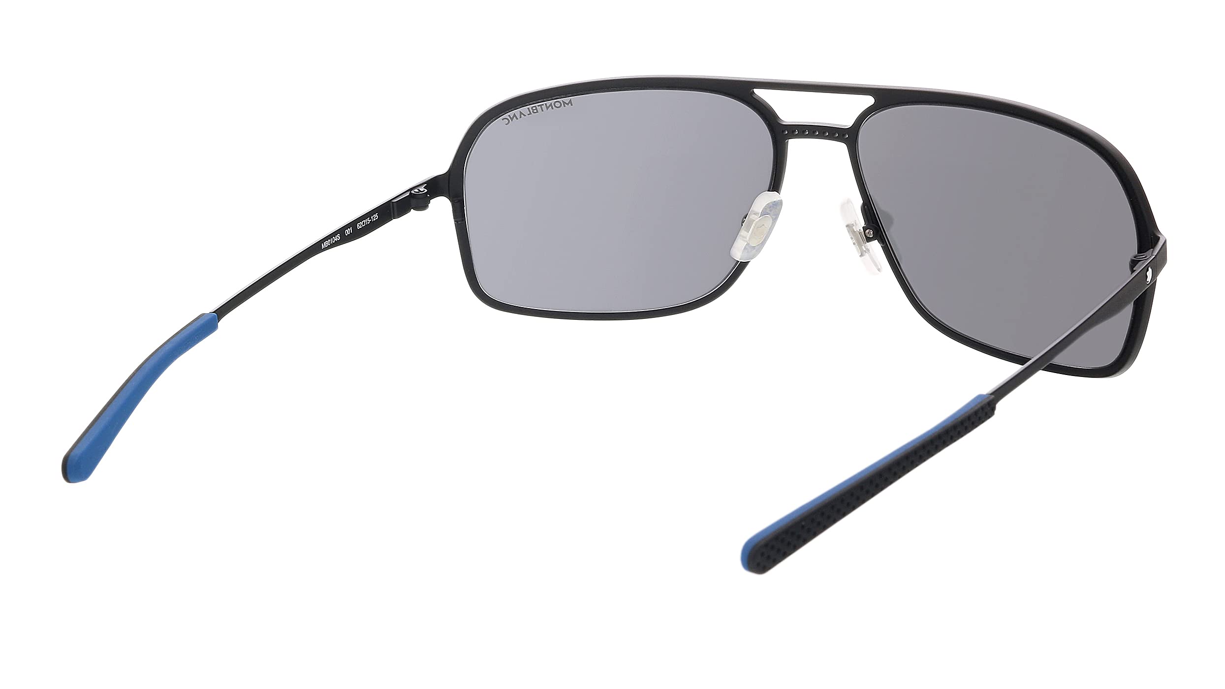 Mont Blanc sunglasses (MB-0104-S 001) Matt Black - Grey lenses