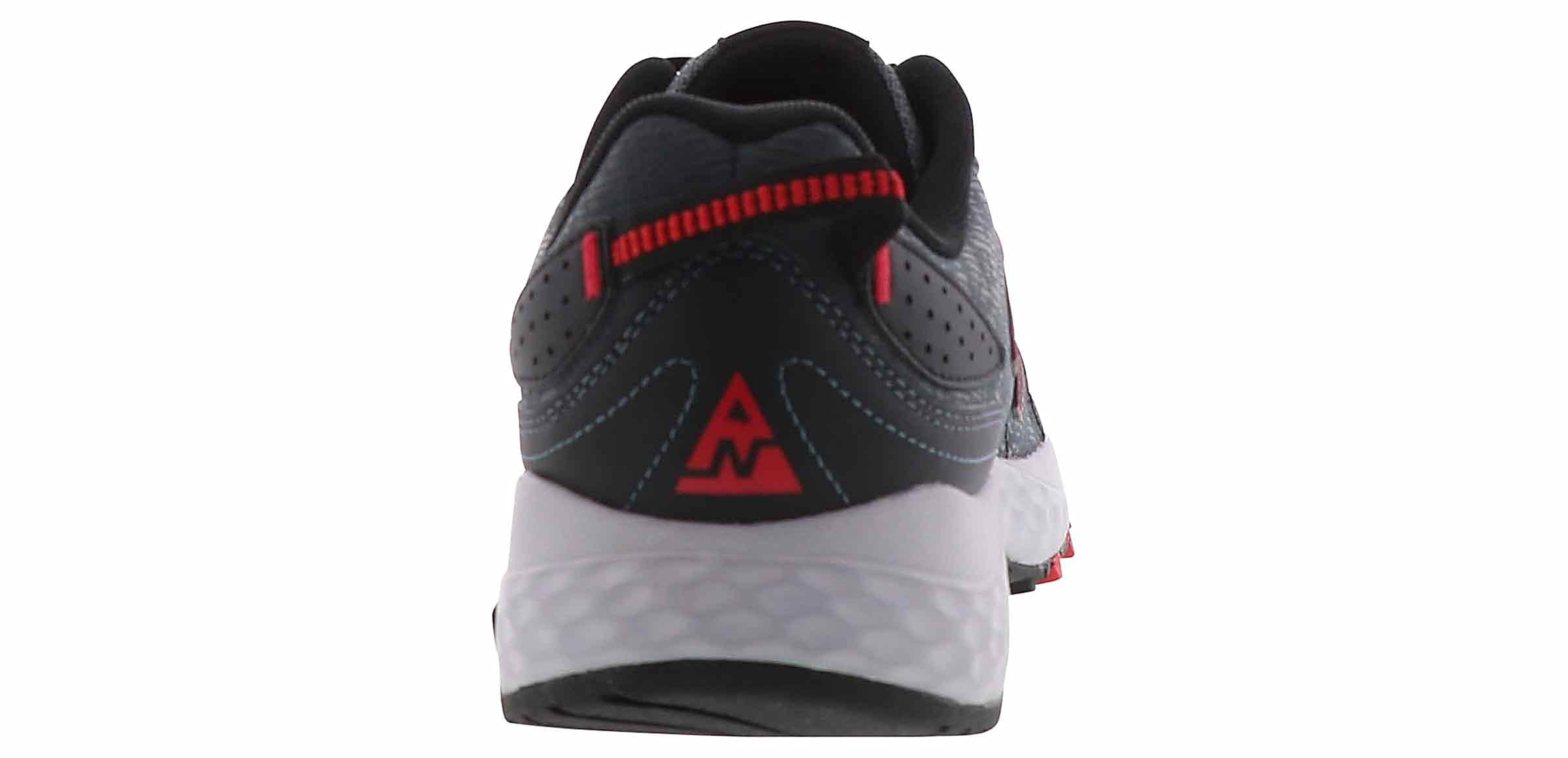 New Balance Men's 410 V7 Running Shoe, Ocean Grey/Black/Velocity Red, 12 X-Wide