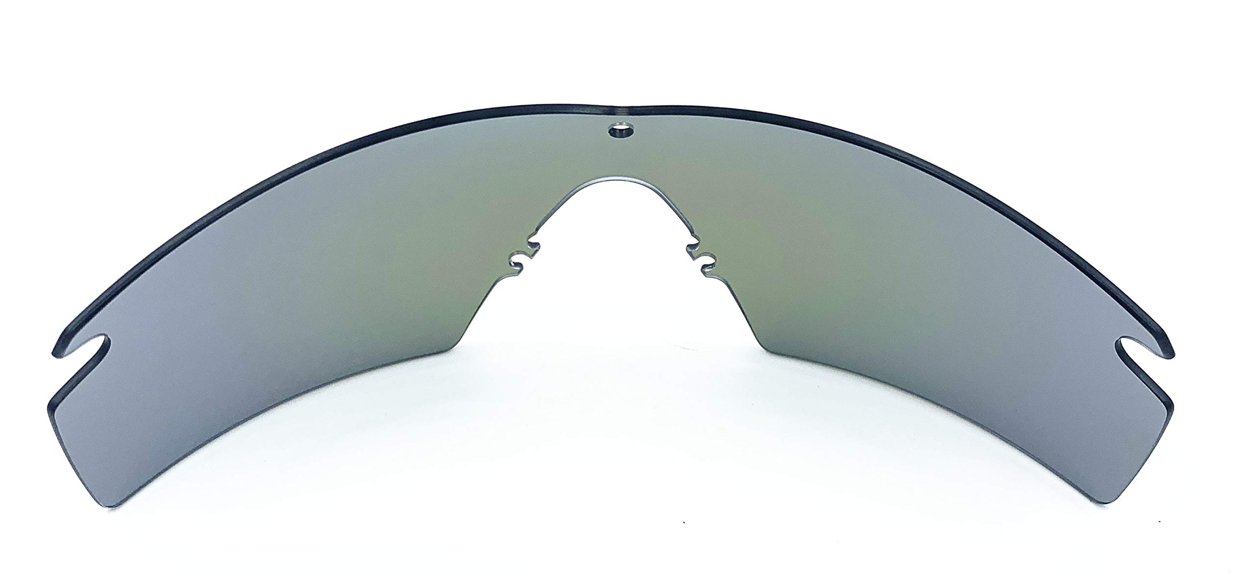 NicelyFit 4 Pairs Polarized Replacement Lenses for Oakley Si Ballistic M Frame 2.0 Sunglasses (Black Blue Red Titanium)