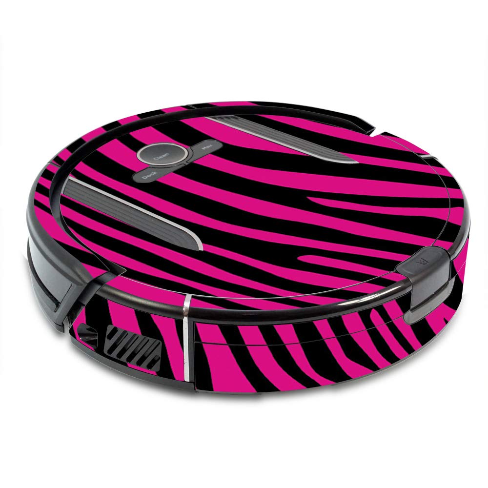 MightySkins Skin Compatible with Shark Ion Robot R85 Vacuum - Pink Zebra | Protective, Durable, and Unique Vinyl Decal wrap Cover | Easy to Apply, Remove, and Change Styles | Made in The USA