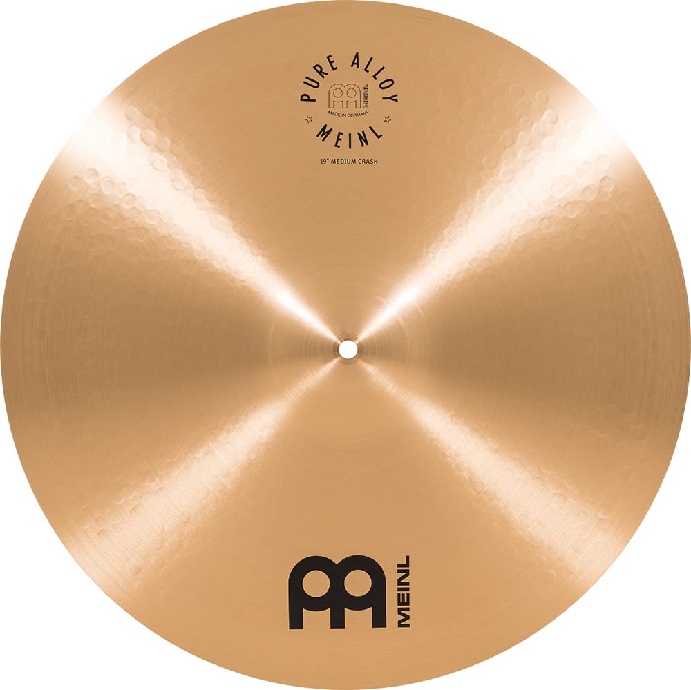 Meinl Cymbals Pure Alloy 19" Medium Crash — Made in Germany, 2-Year Warranty, (PA19MC)