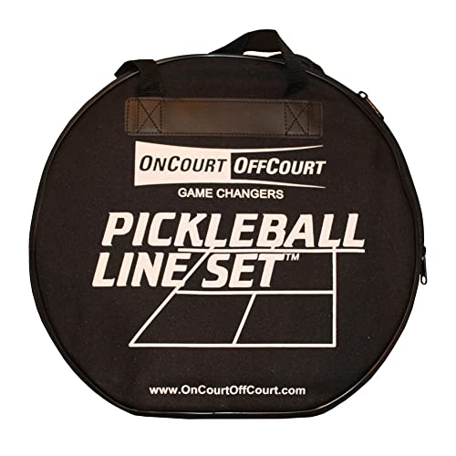 Oncourt Offcourt Pickleball Lines Set β Quickly Set Up Your Pickleball Court/Easier Than Taping/Carrying Case Included