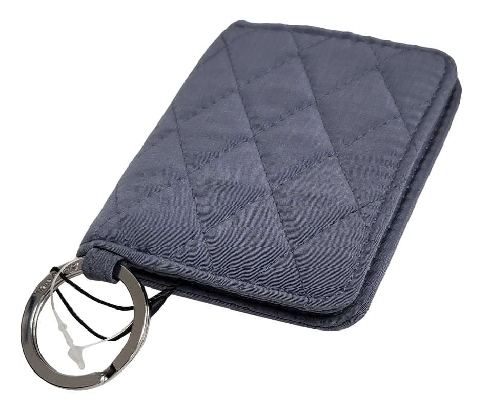 Vera Bradley Campus Double ID Wallet (Carbon Gray)
