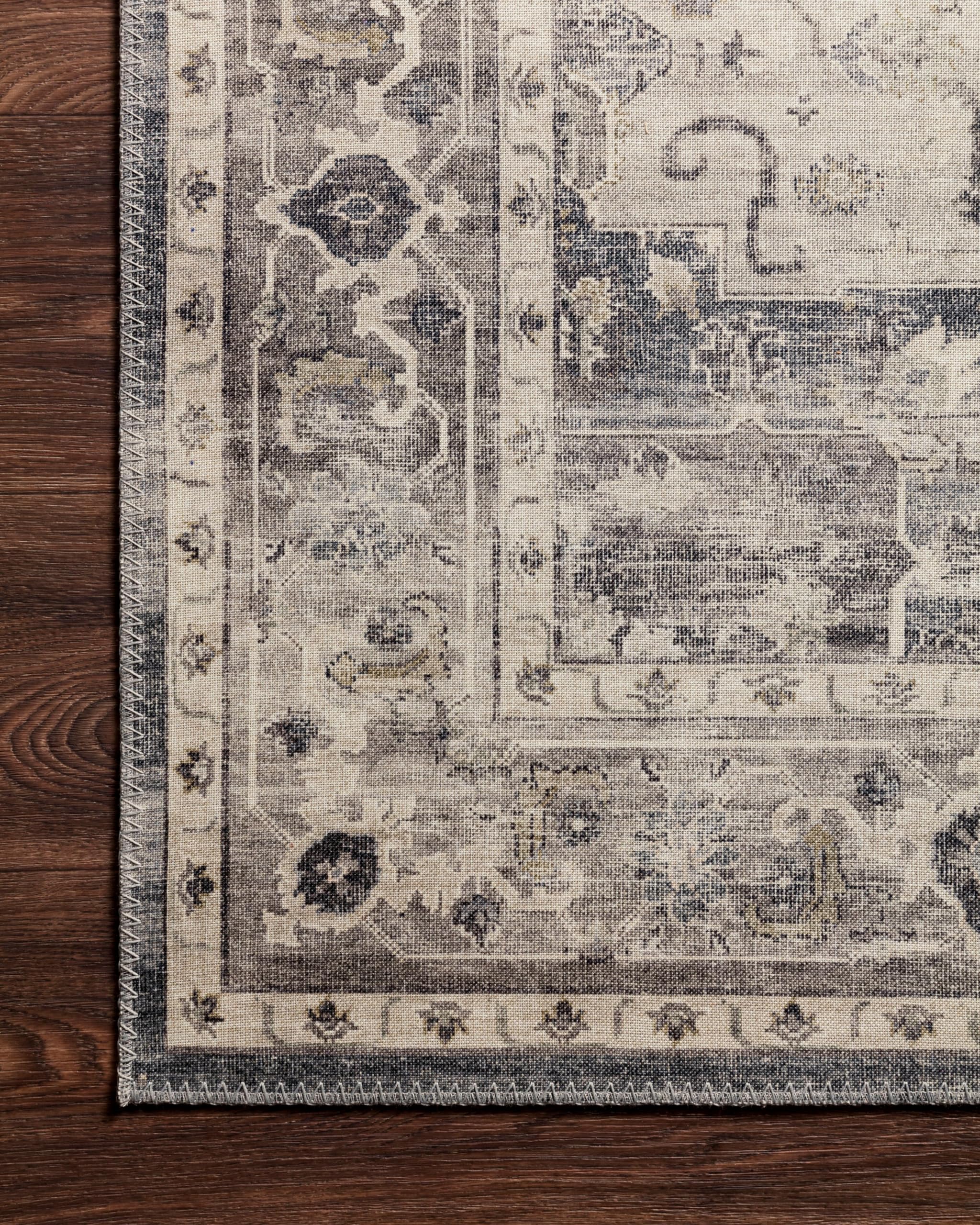 Loloi II Hathaway Steel/Ivory 9'-0" x 12'-0" Area Rug