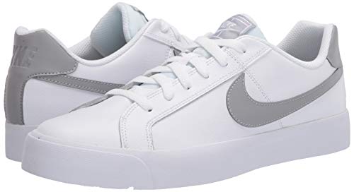 Nike Men's Court Royale AC Sneaker, White/Light Smoke Grey, 12 Regular US