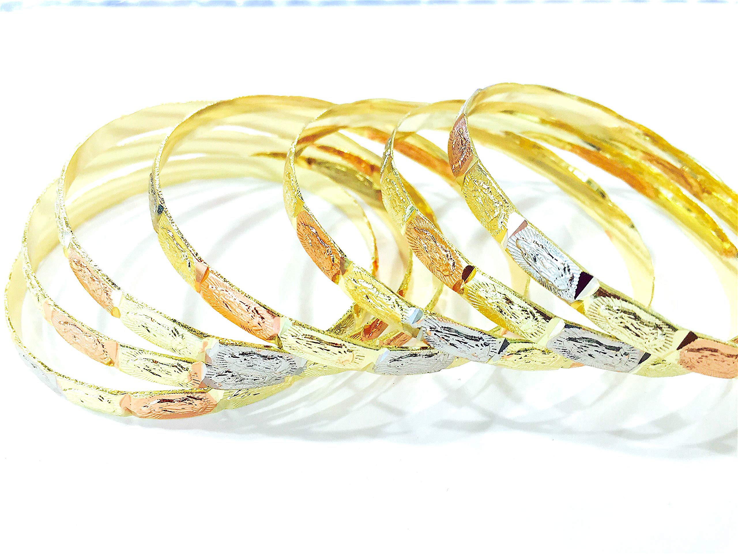 merajjewelry Virgen De Guadalupe Bangle #6 (2.75" inch Diameter)