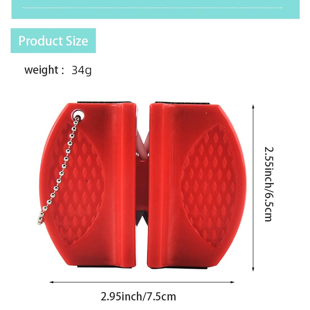 Portable Knife Sharpener Mini Knife Sharpener Pocket Knife Sharpener Handheld Automatic Knife Sharpener Kitchen Fixed Angle Knife Sharpener
