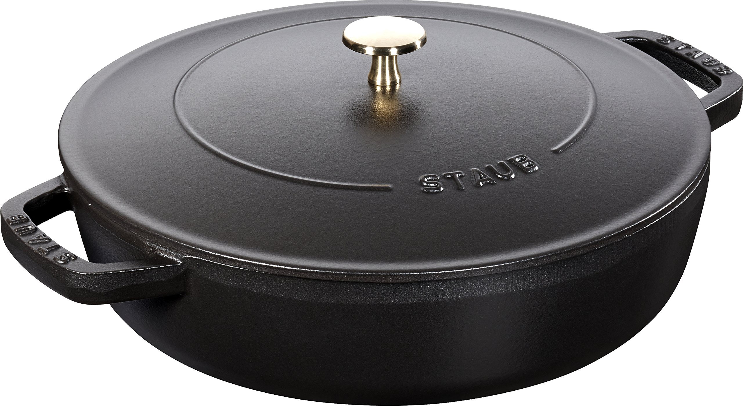 STAUB 40511 472/0 with Chistera 28 cm Cast Iron Black